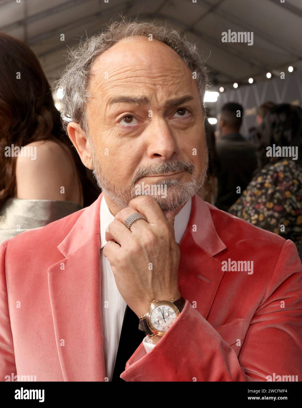 Kevin Pollak walks the red carpet at the 75th Emmy Awards on Monday ...