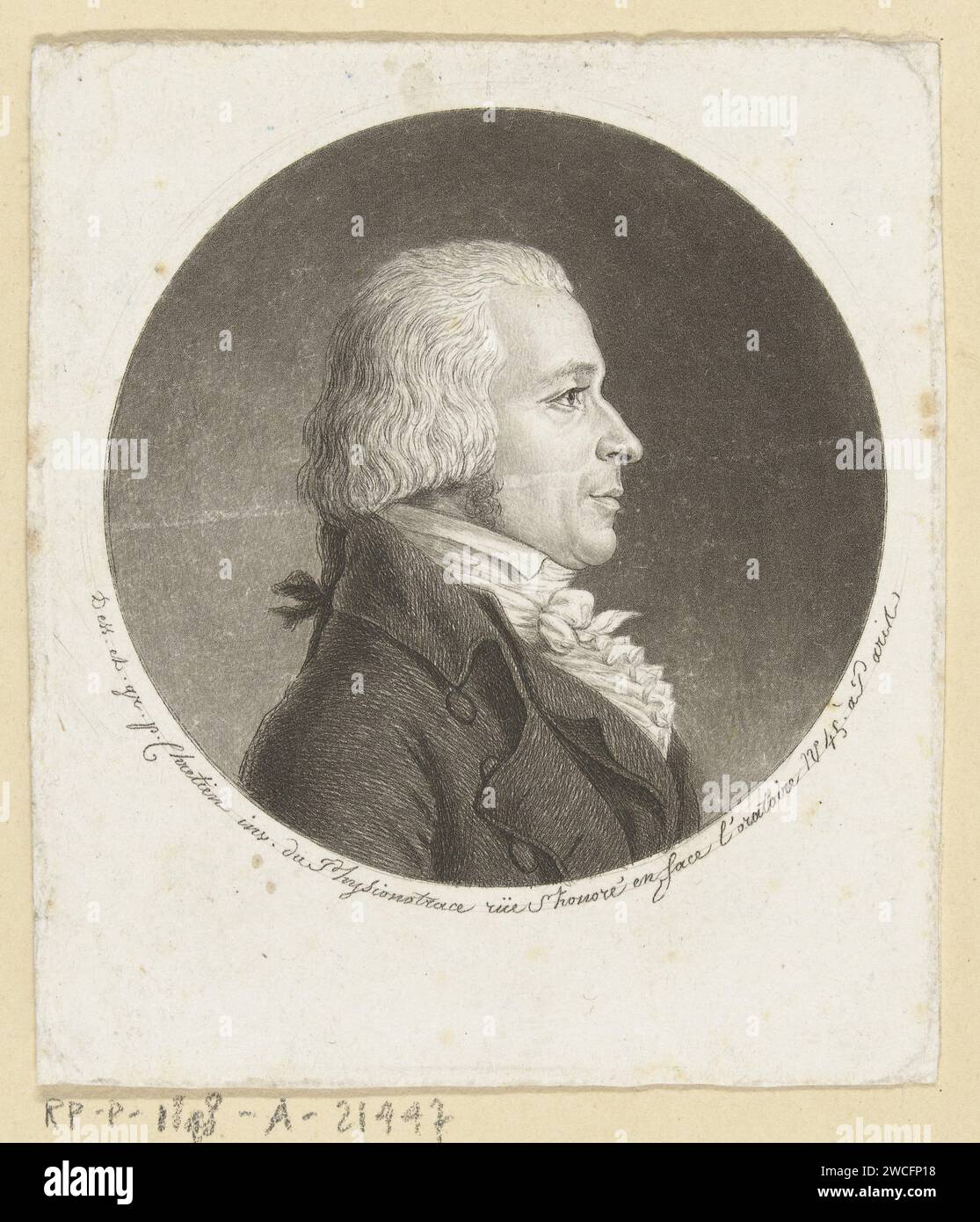 Portrait of Martinus van Marum, Gilles Louis Chrétien, c. 1785 - 1811 ...