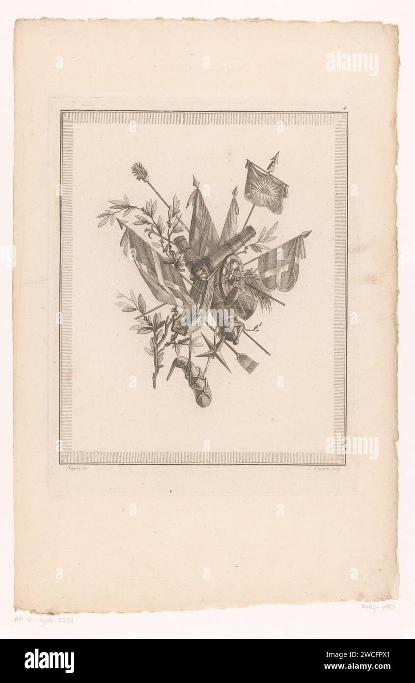 WAPERFEE, Etienne Claude VOYSARD, after Pierre Ranson, 1778 print A ...