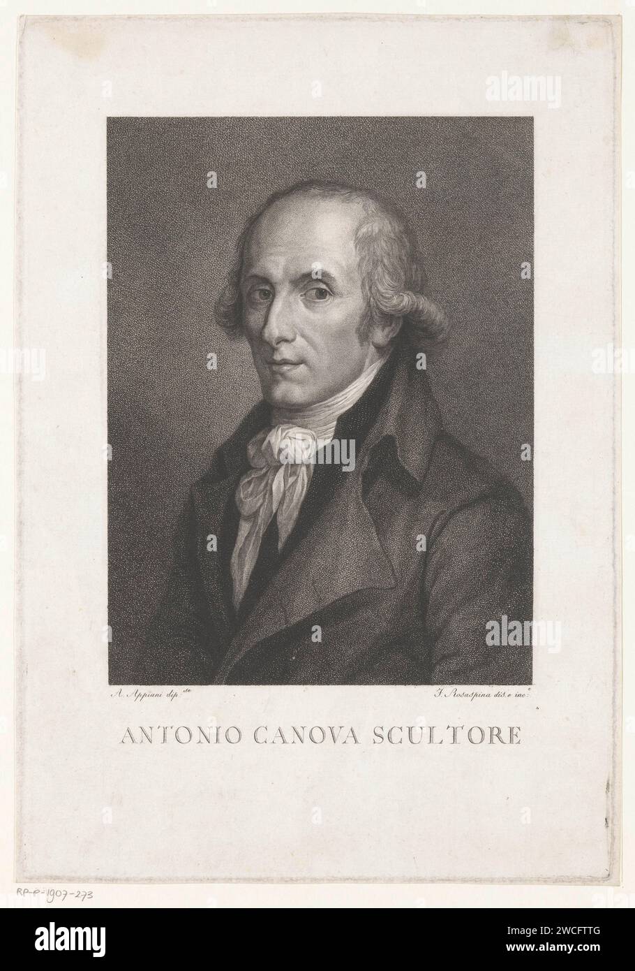 Self portrait antonio canova hi-res stock photography and images - Alamy