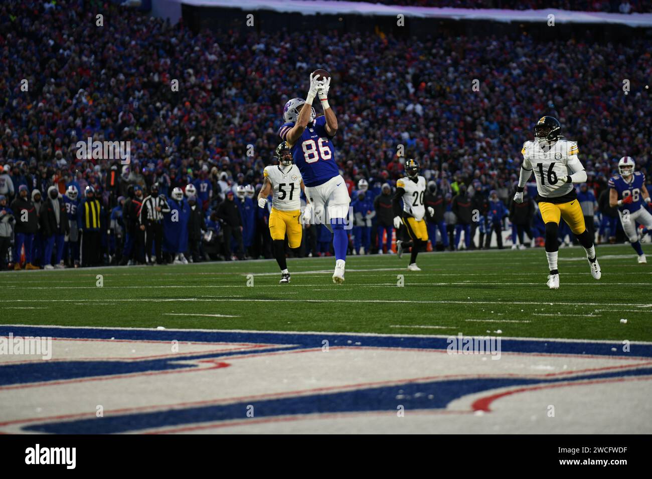 Orchard Park, New York, USA. 15th Jan, 2024. January 15th, 2024 Buffalo ...