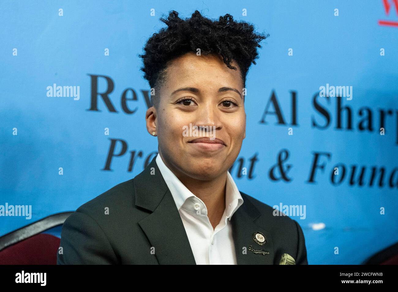 New York, New York, USA. 15th Jan, 2024. City Council Member Crystal ...