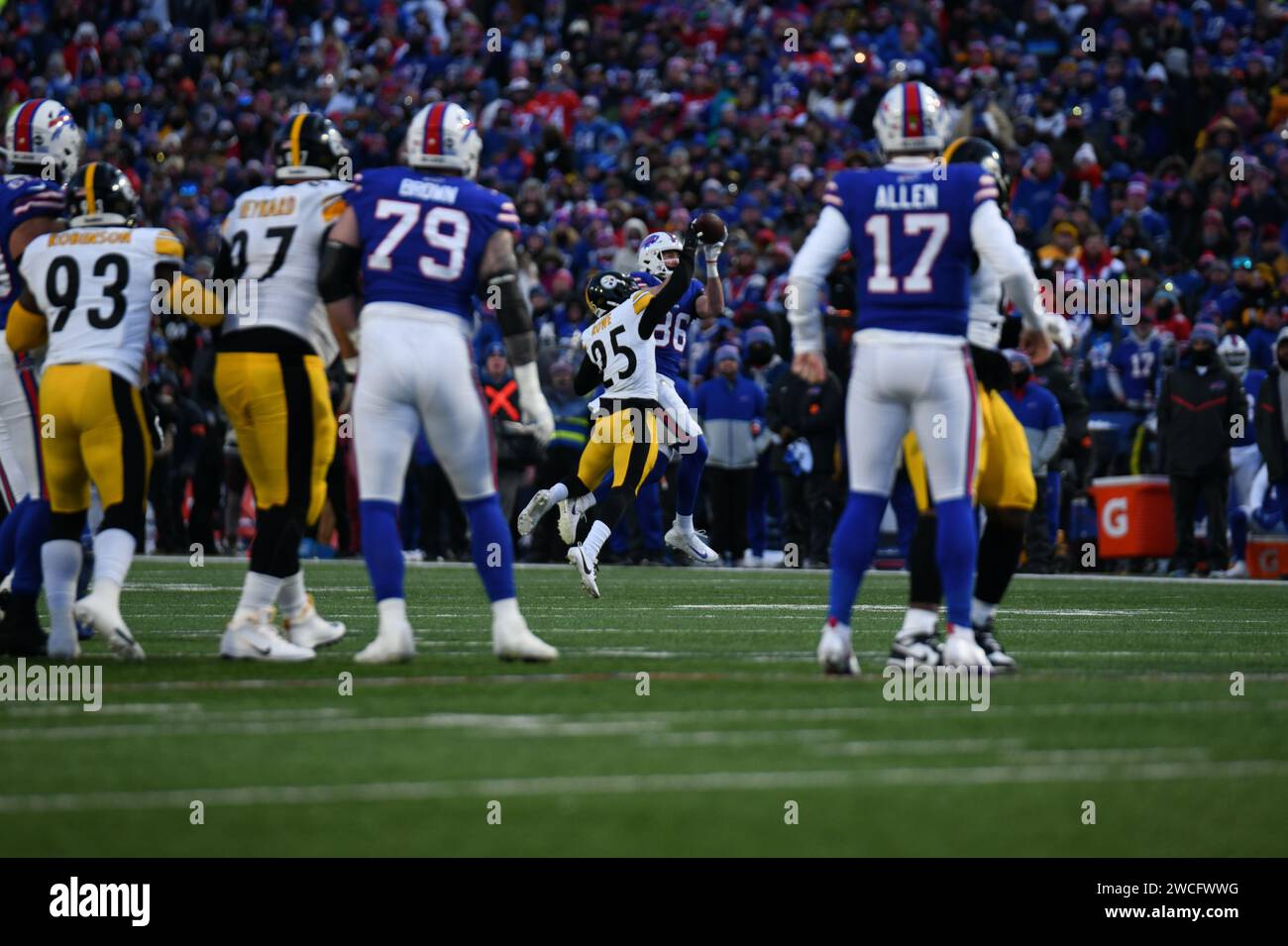 Orchard Park, New York, USA. 15th Jan, 2024. January 15th, 2024 Buffalo ...