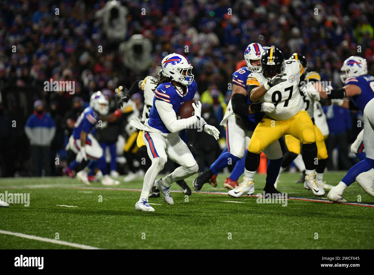 Orchard Park, New York, USA. 15th Jan, 2024. January 15th, 2024 Buffalo ...