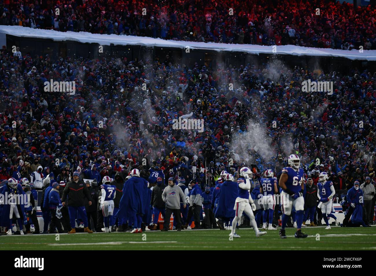 Orchard Park, New York, USA. 15th Jan, 2024. January 15th, 2024 Buffalo ...