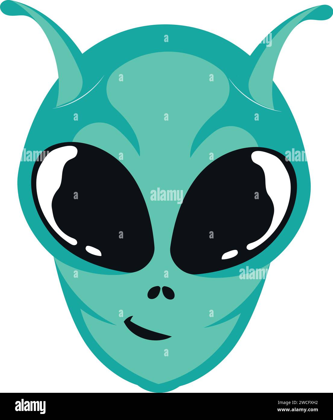 Cute alien character avatar Vector Stock Vector Image & Art - Alamy