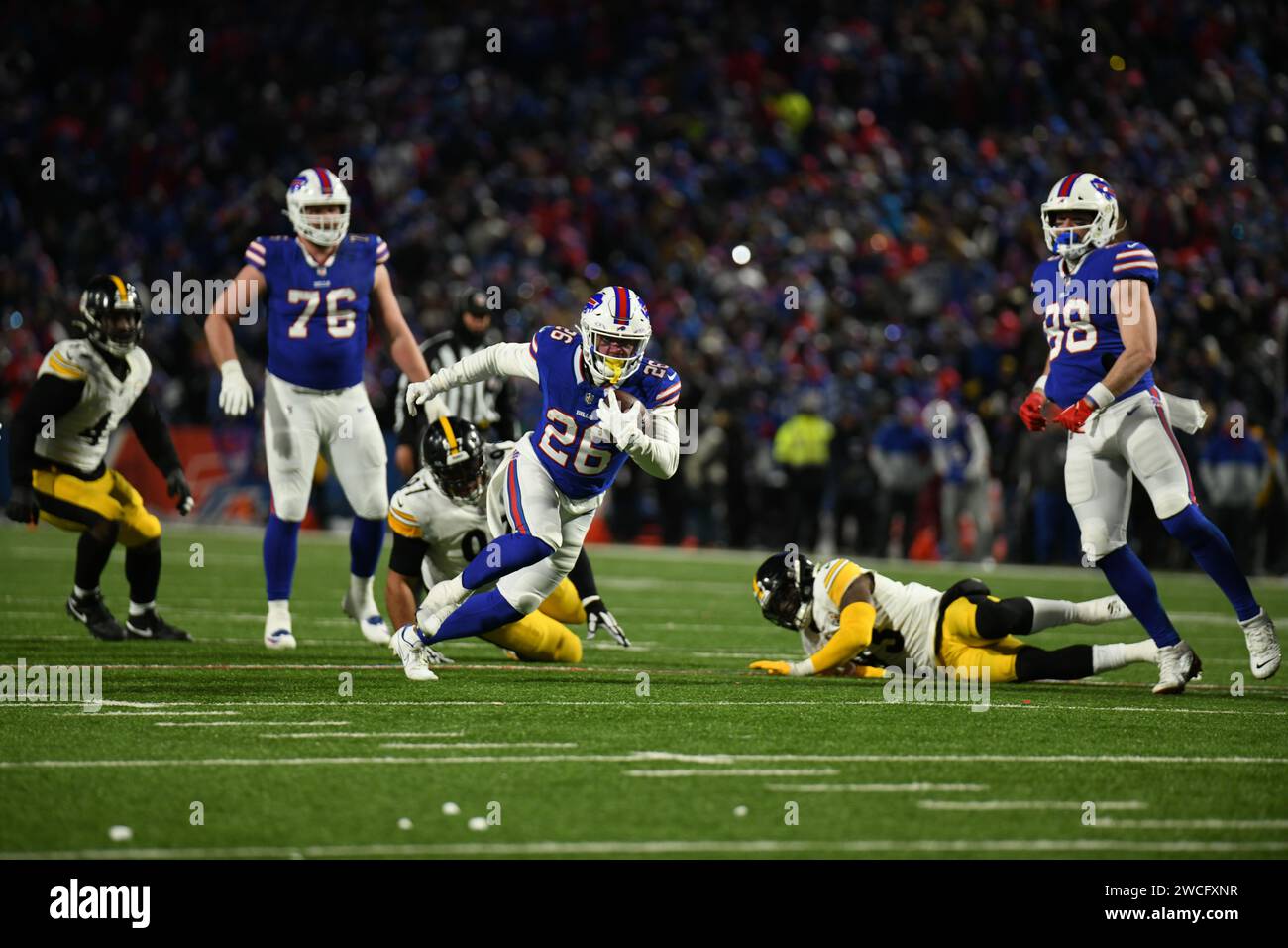 Orchard Park, New York, USA. 15th Jan, 2024. January 15th, 2024 Buffalo ...