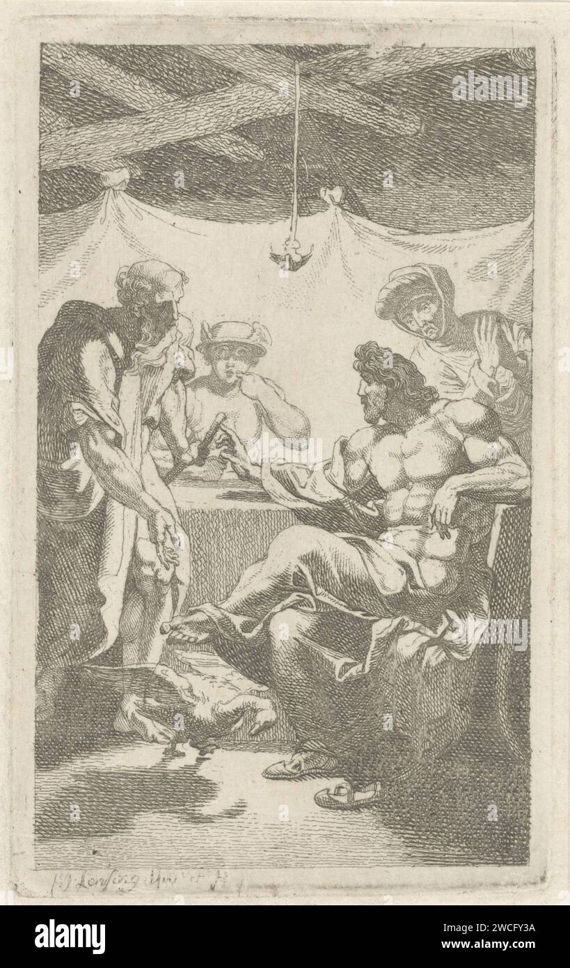 Jupiter and Mercury at Philemon and Baucis, François Joseph Lonsing ...