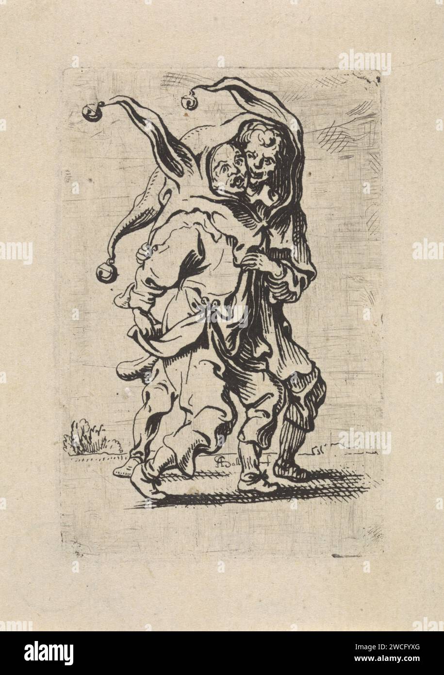 Two fools with one fool on the head, Antoine Sallaert, 1590 - 1650 ...