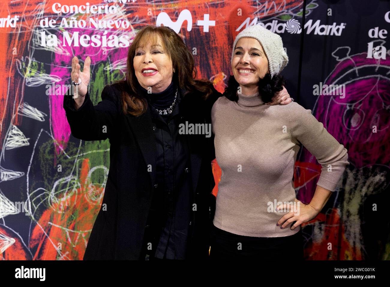 Madrid, Spain. 15th Jan, 2024. Massiel attends the concert of "Stella ...