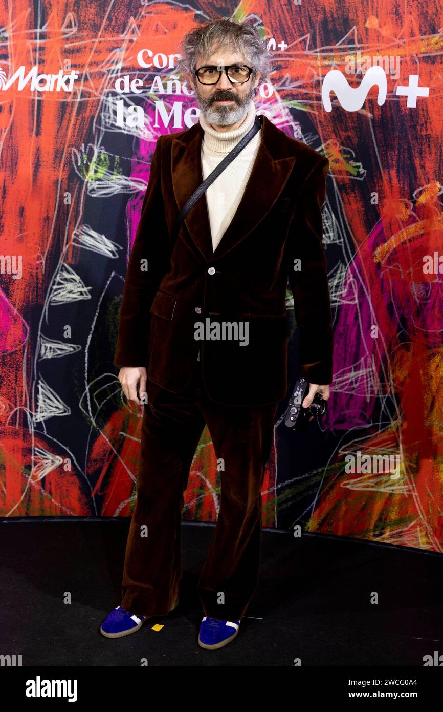 Madrid, Spain. 15th Jan, 2024. James Rhodes attends the concert of ...