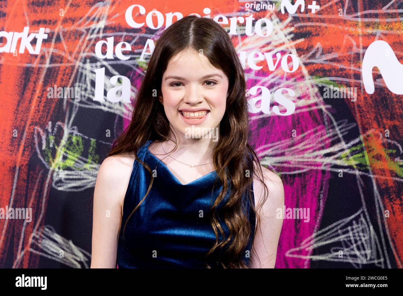 Madrid, Spain. 15th Jan, 2024. Sara Roch attends the concert of "Stella ...