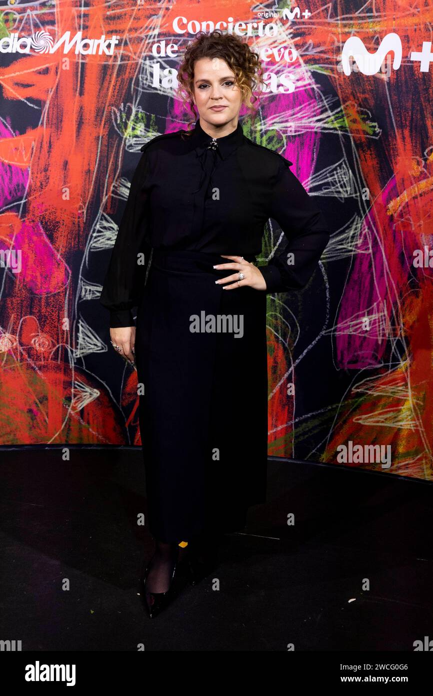 Madrid, Spain. 15th Jan, 2024. Cristina Rueda attends the concert of ...