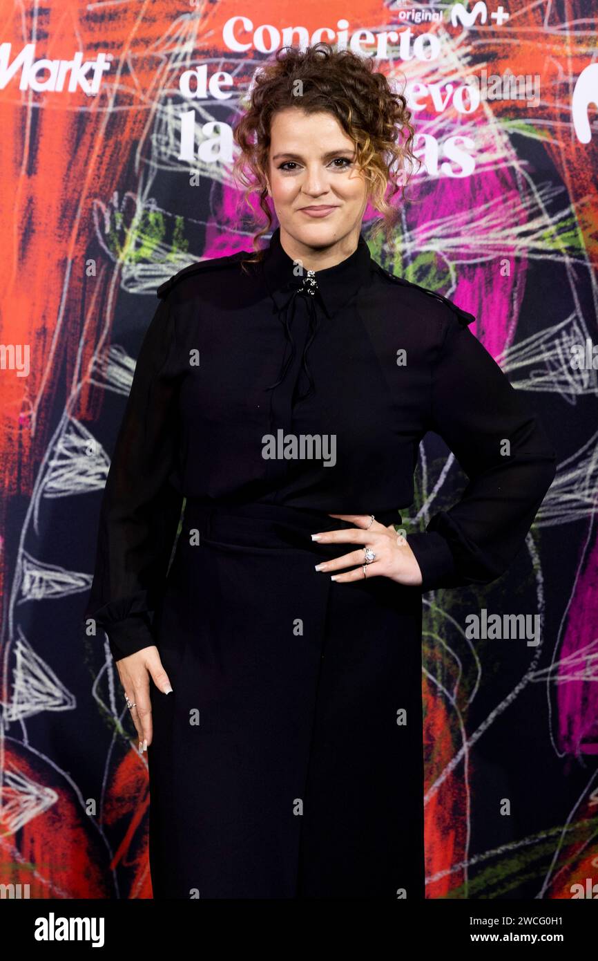 Madrid, Spain. 15th Jan, 2024. Cristina Rueda attends the concert of ...