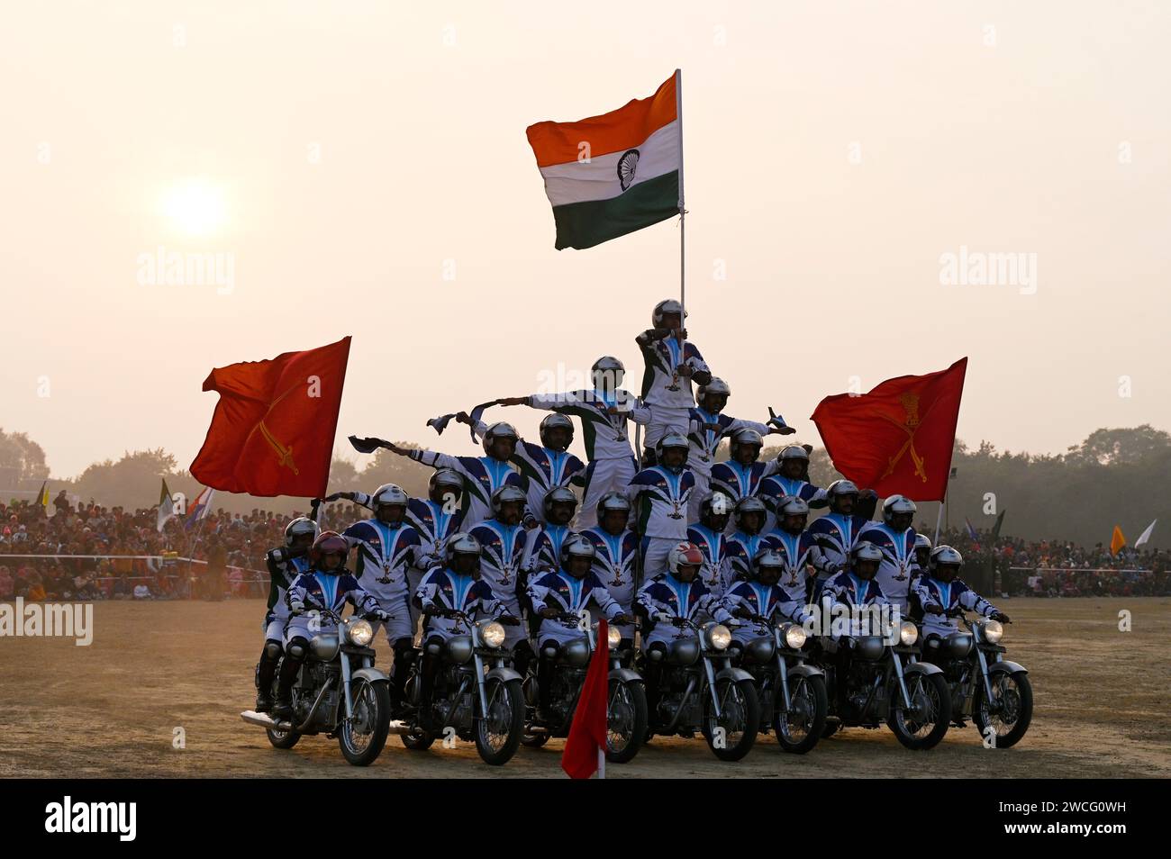 Lucknow, India. 15th Jan, 2024. LUCKNOW, INDIA - JANUARY 15: Signal ...