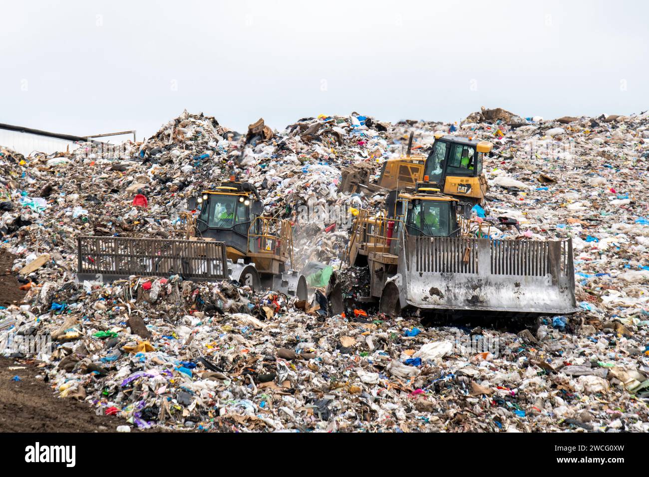 Inver Grove Heights, Minnesota; Pine Bend sanitary landfill. It is the ...