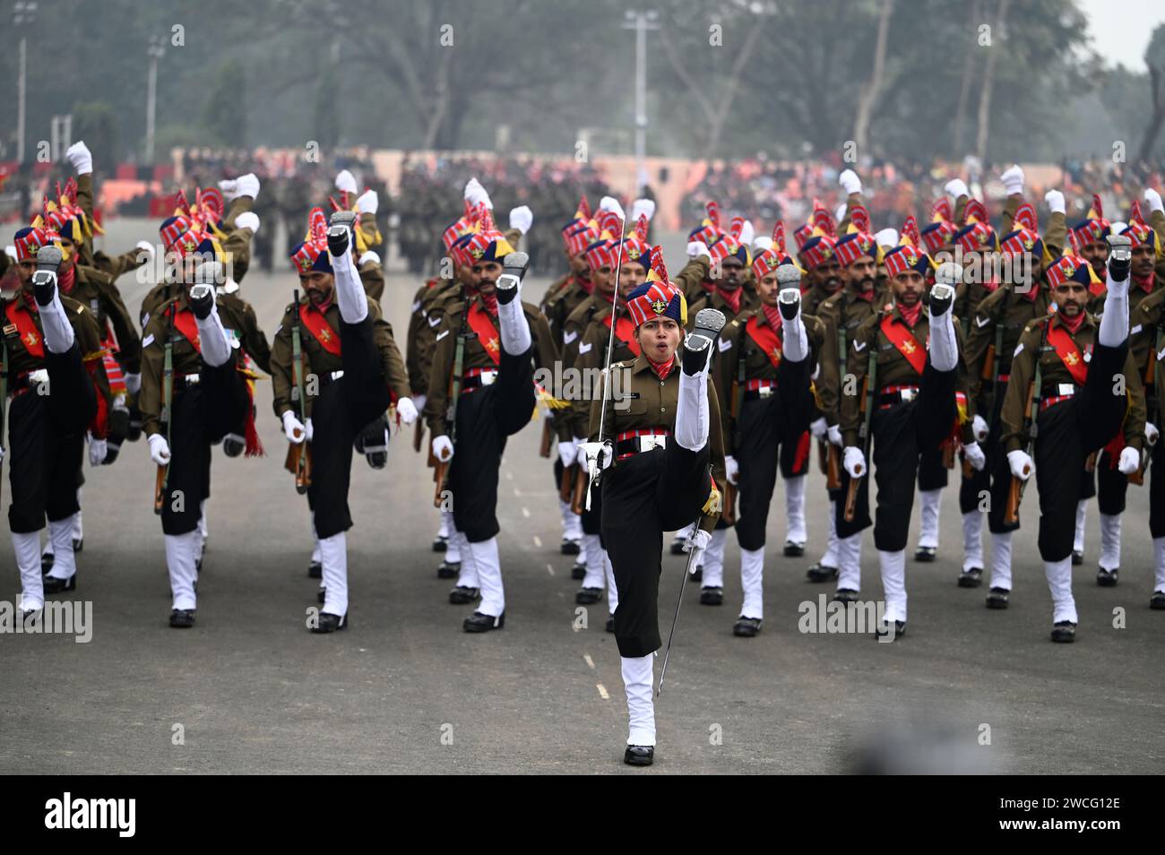 Lucknow, India. 15th Jan, 2024. LUCKNOW, INDIA - JANUARY 15: Army Day ...