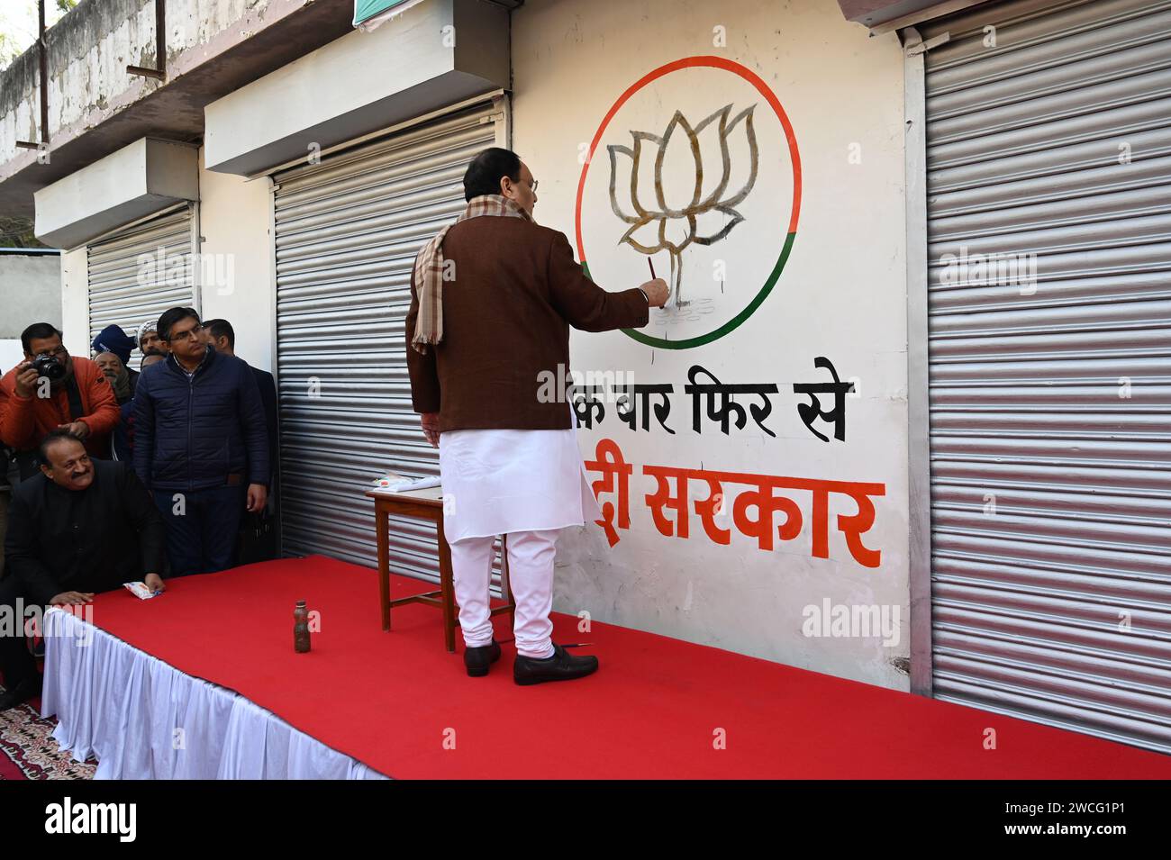 India. 15th Jan, 2024. NEW DELHI, INDIA - JANUARY 15: BJP National ...