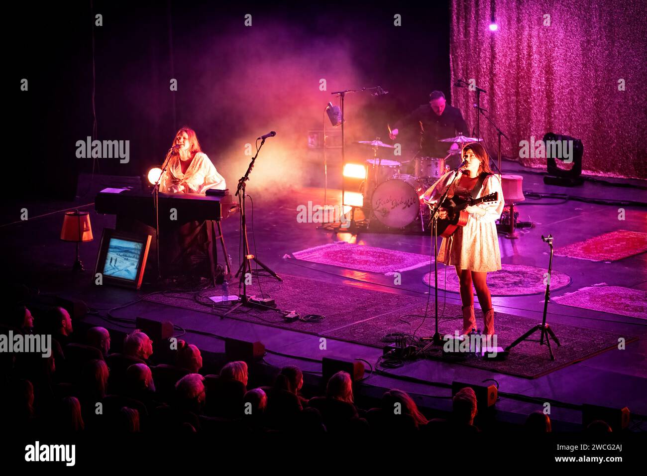 Oslo, Norway. 15th Jan, 2024. The Swedish indie folk duo First Aid Kit ...