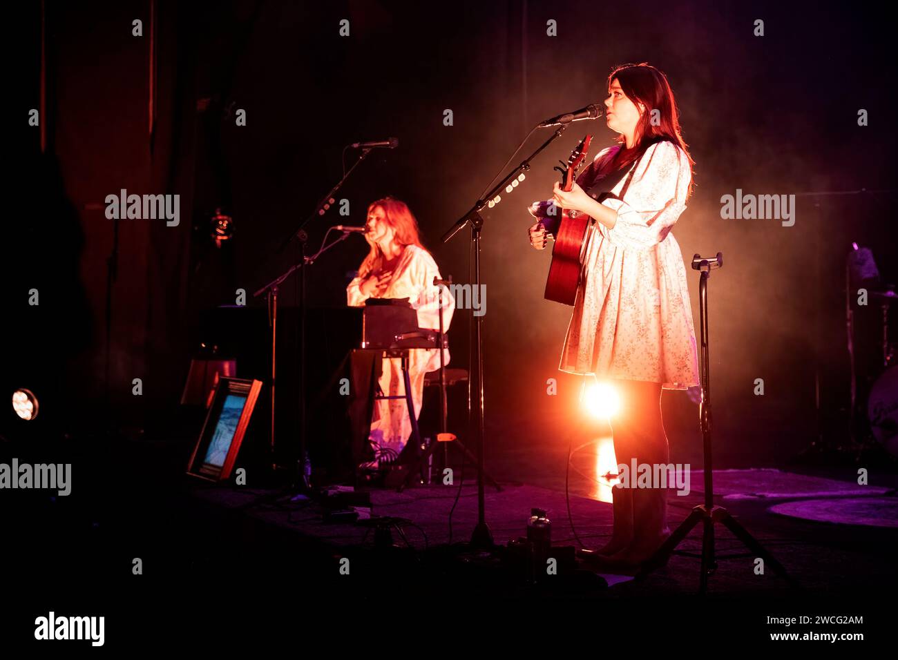 Oslo, Norway. 15th Jan, 2024. The Swedish indie folk duo First Aid Kit ...