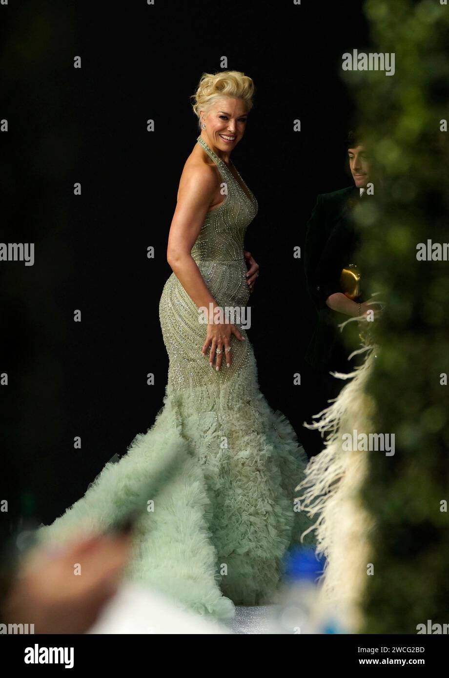 Hannah Waddingham poses for a Red Carpet portrait at the 75th Emmy ...