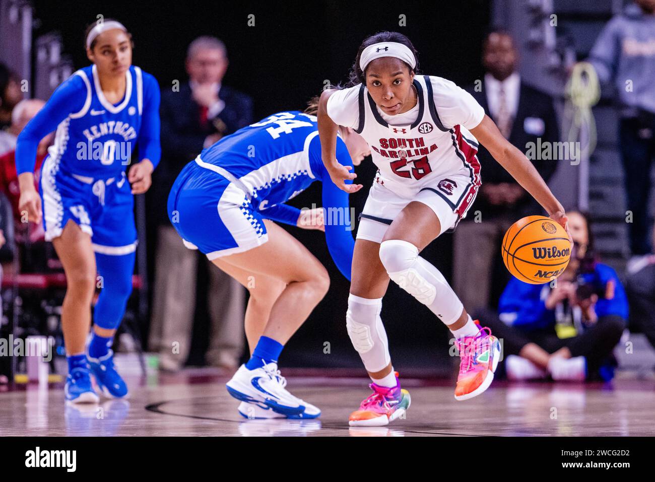 Columbia, SC, USA. 15th Jan, 2024. South Carolina Gamecocks guard Bree ...