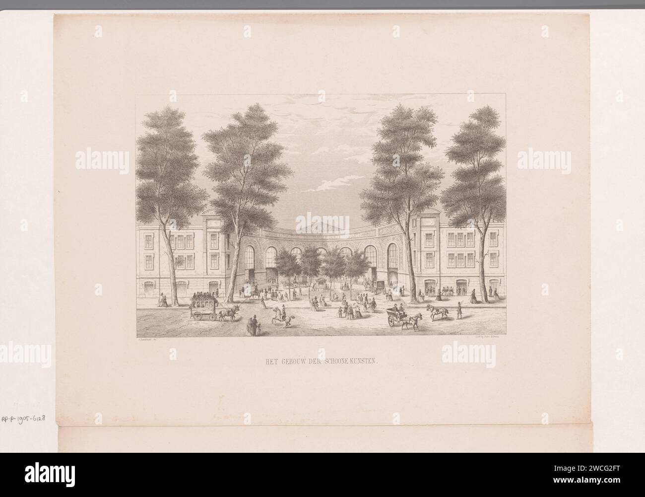 Entrance Building World Exhibition Paris 1855, Samuel Lankhout, 1855 ...