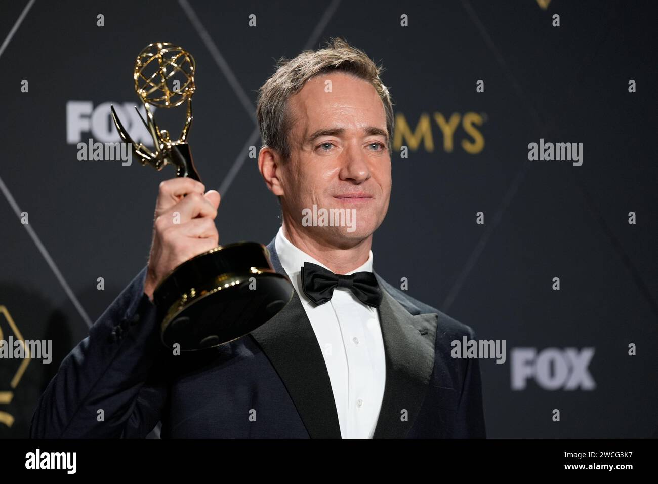 Matthew Macfadyen, winner of the award for outstanding supporting actor ...