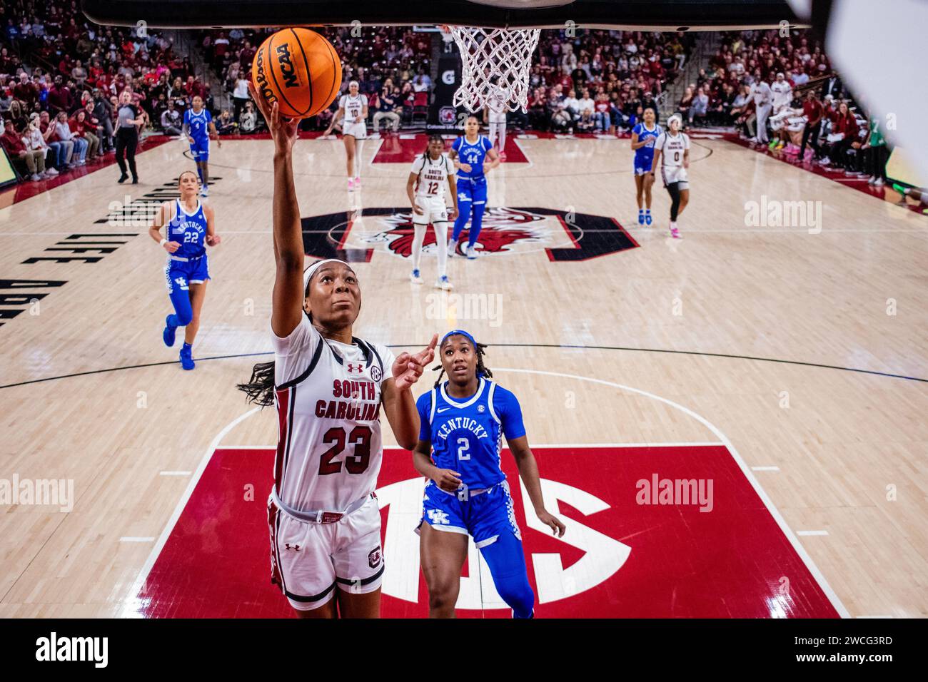 Columbia, SC, USA. 15th Jan, 2024. South Carolina Gamecocks guard Bree ...
