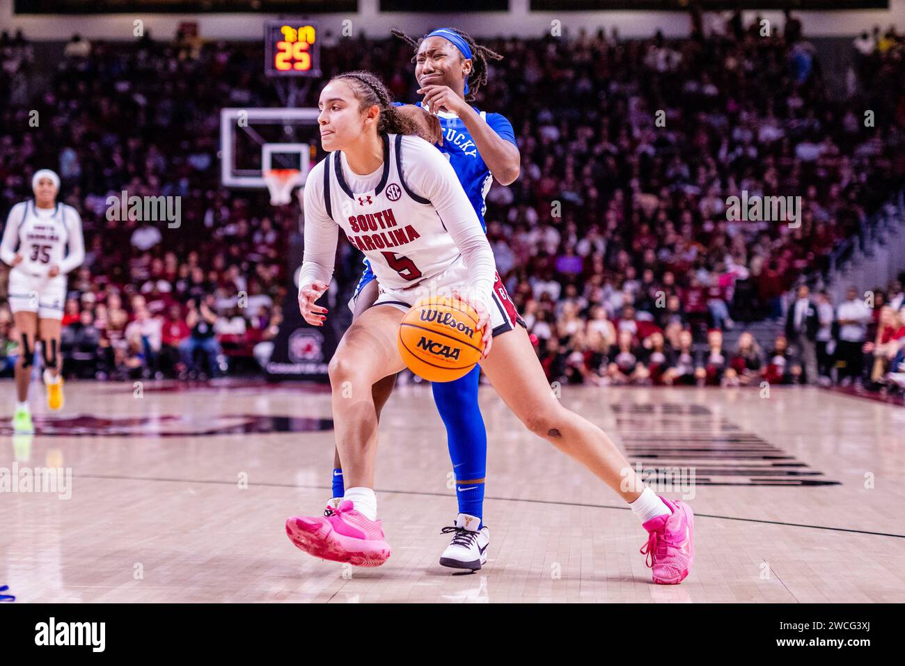 Columbia, SC, USA. 15th Jan, 2024. South Carolina Gamecocks guard Tessa ...