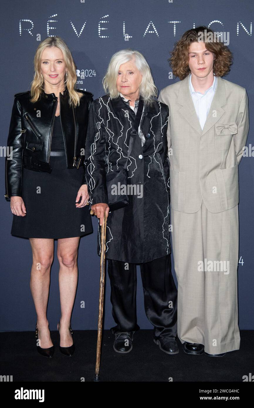 Paris, France. 15th Jan, 2024. Lea Drucker, Catherine Breillat and ...