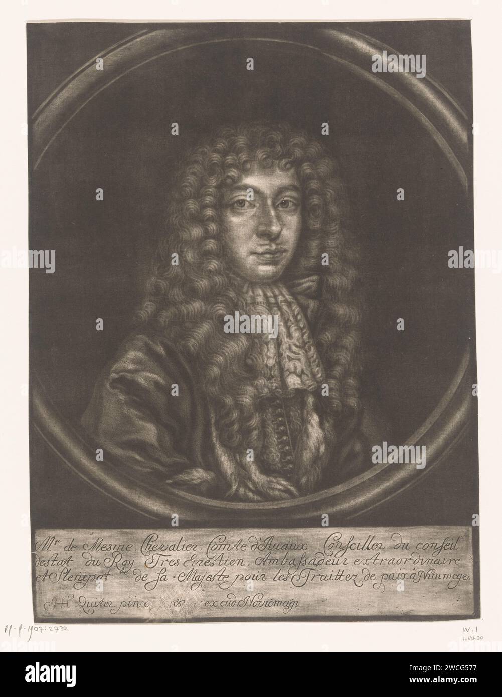 Portret van Jean-Antoine de Mesmes, count of Avaux, Herman Hendrik de ...