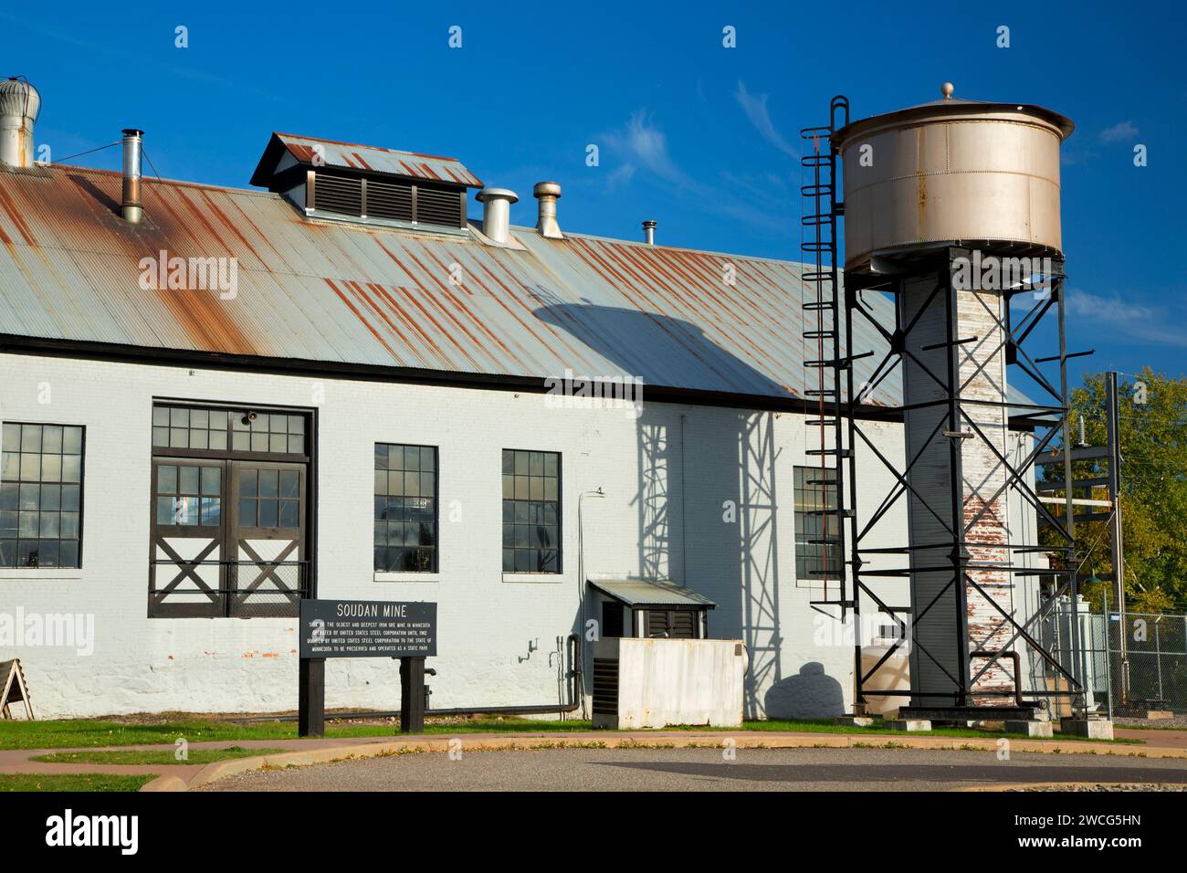 Engine House, Soudan Underground Mine State Park, Minnesota Stock Photo ...