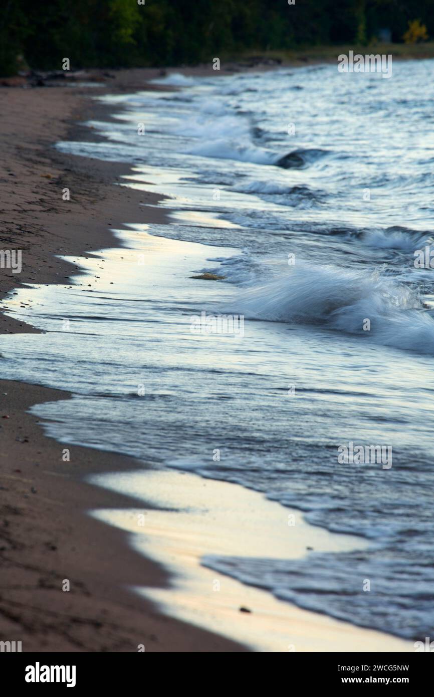 Meyers Beach, Apostle Islands National Lakeshore, Wisconsin Stock Photo ...