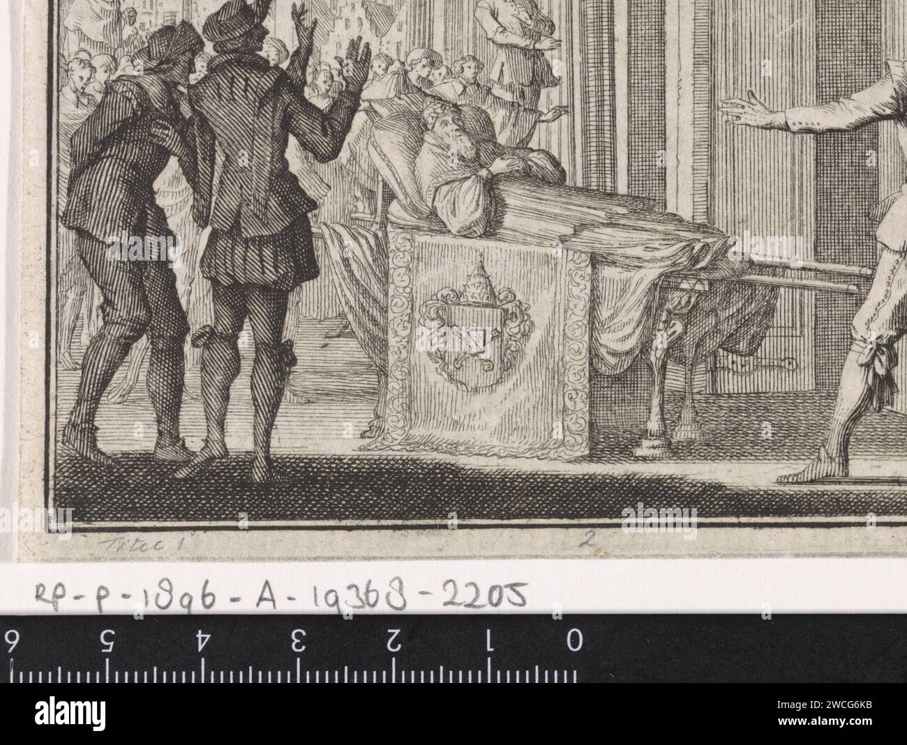 Deceased Pope Gregorius VI is brought into the St. Peter's Basilica on ...