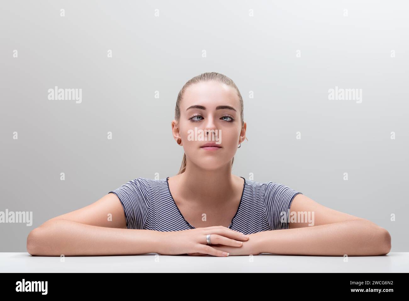 Convergent gaze hi-res stock photography and images - Alamy