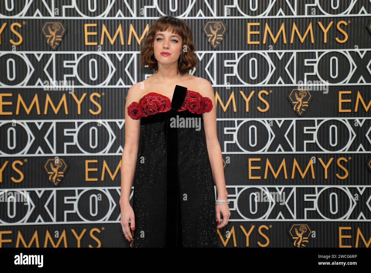 Beatrice Granno arrives at the 75th Primetime Emmy Awards on Monday ...