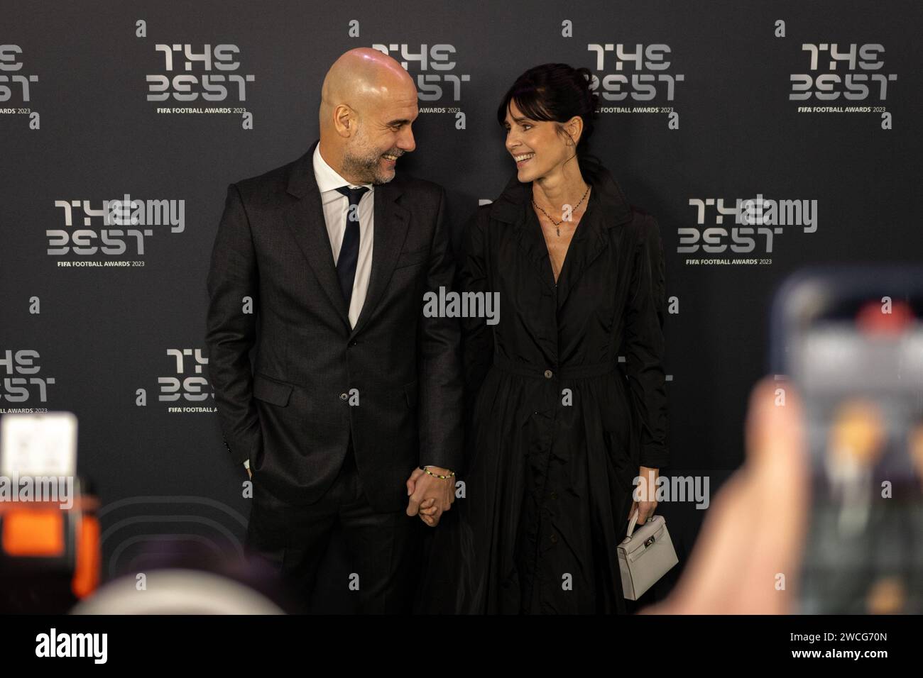 Pep guardiola and cristina serra hi-res stock photography and images ...