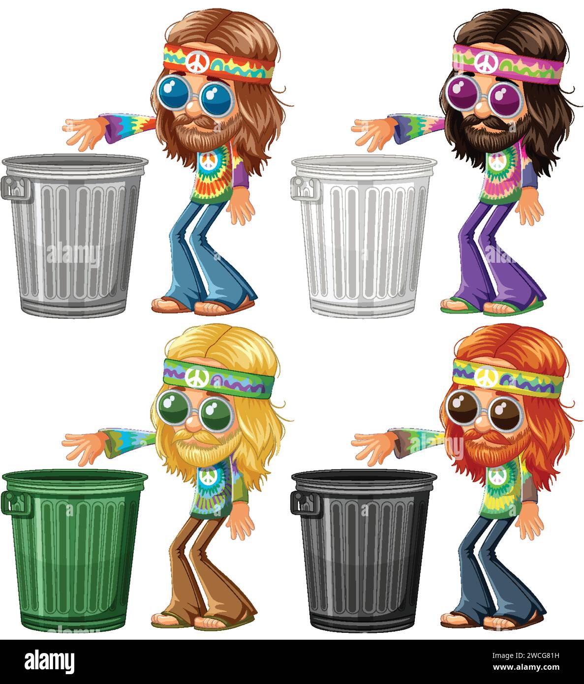 Animated trash bin hi-res stock photography and images - Alamy