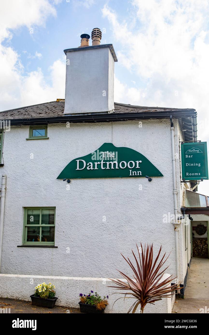 The Dartmoor Inn, a 16th century Inn now a 3 star hotel with restaurant ...