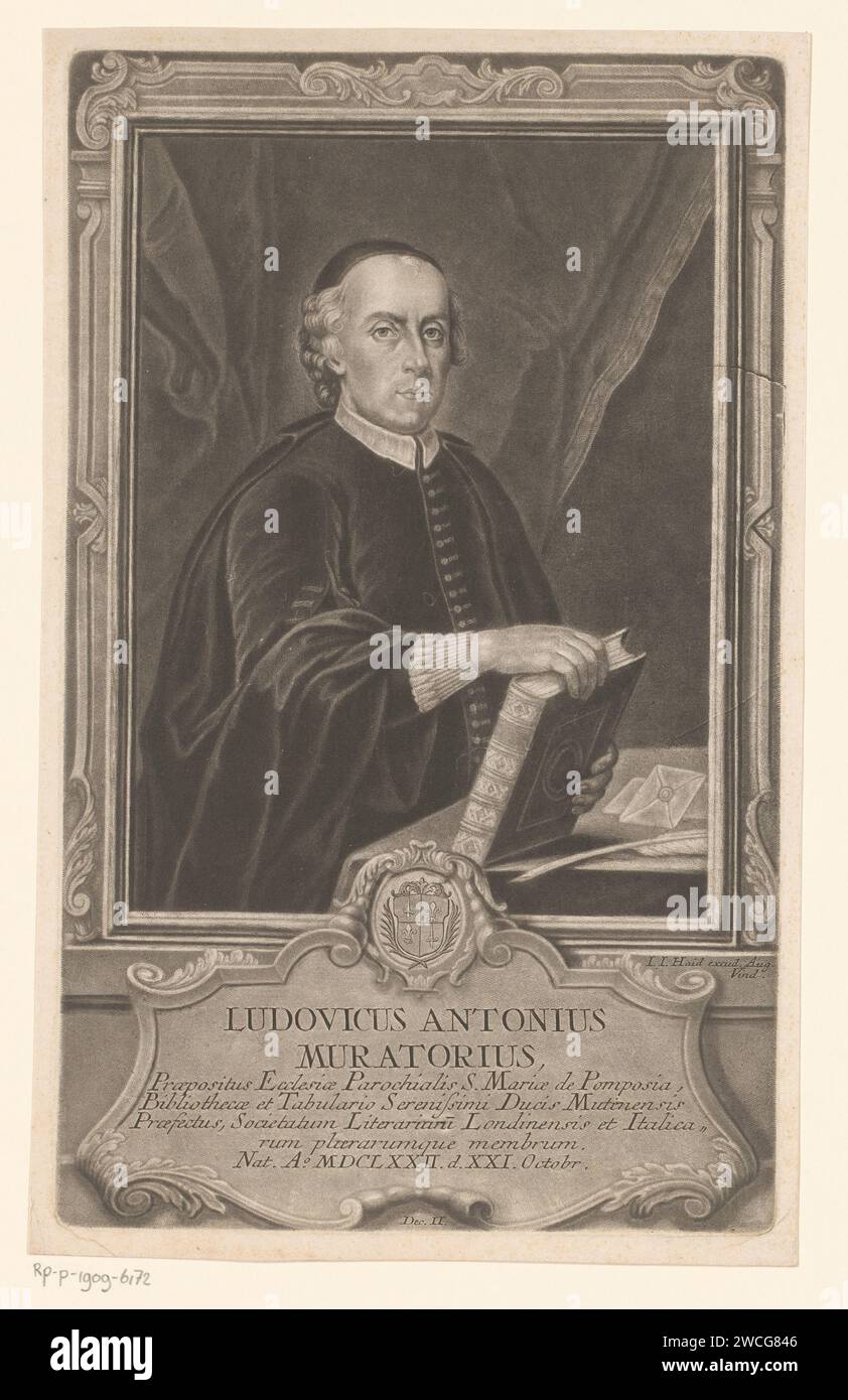 Historian ludovico antonio muratori hi-res stock photography and images ...