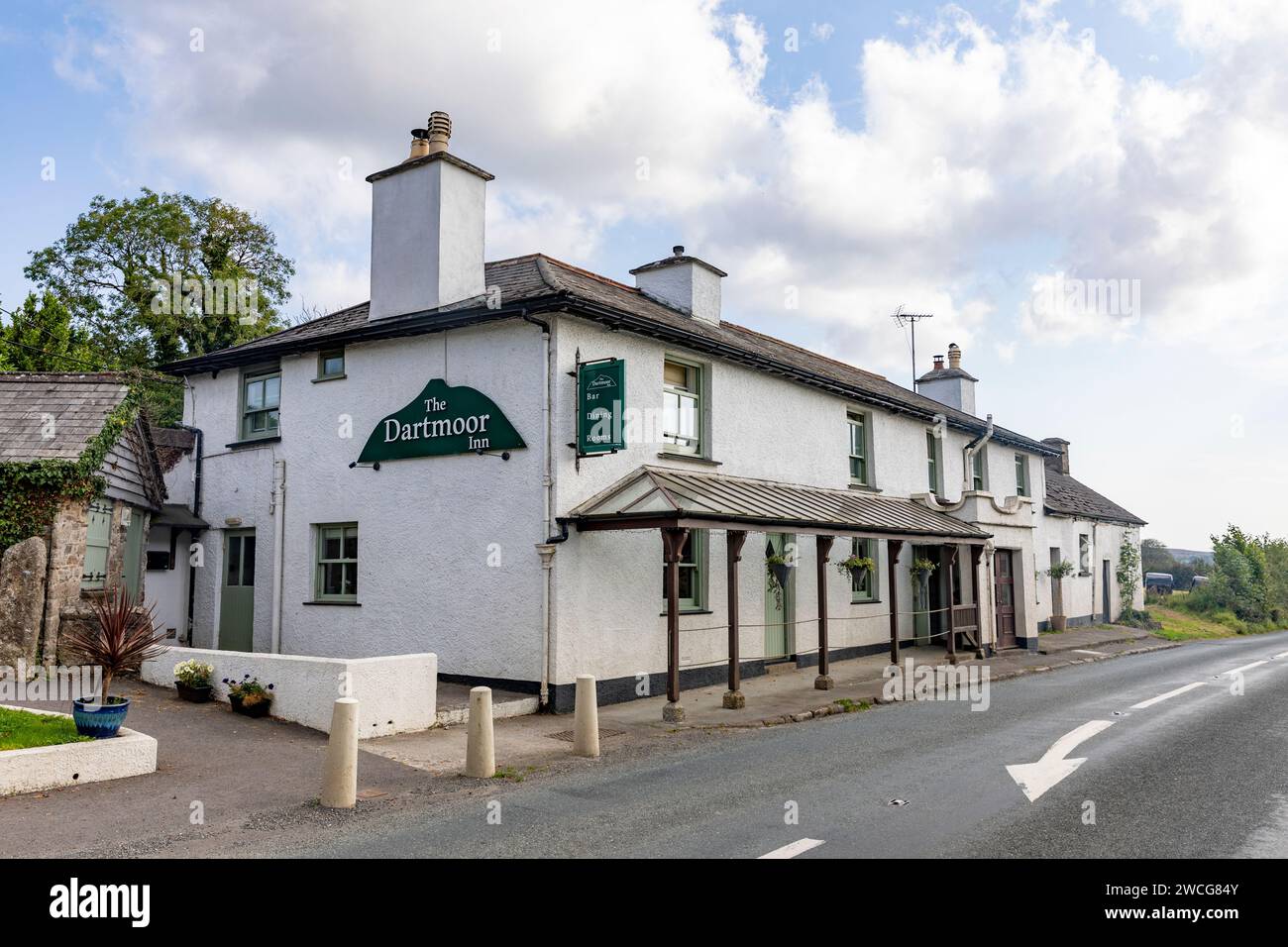 The Dartmoor Inn, a 16th century Inn now a 3 star hotel with restaurant ...