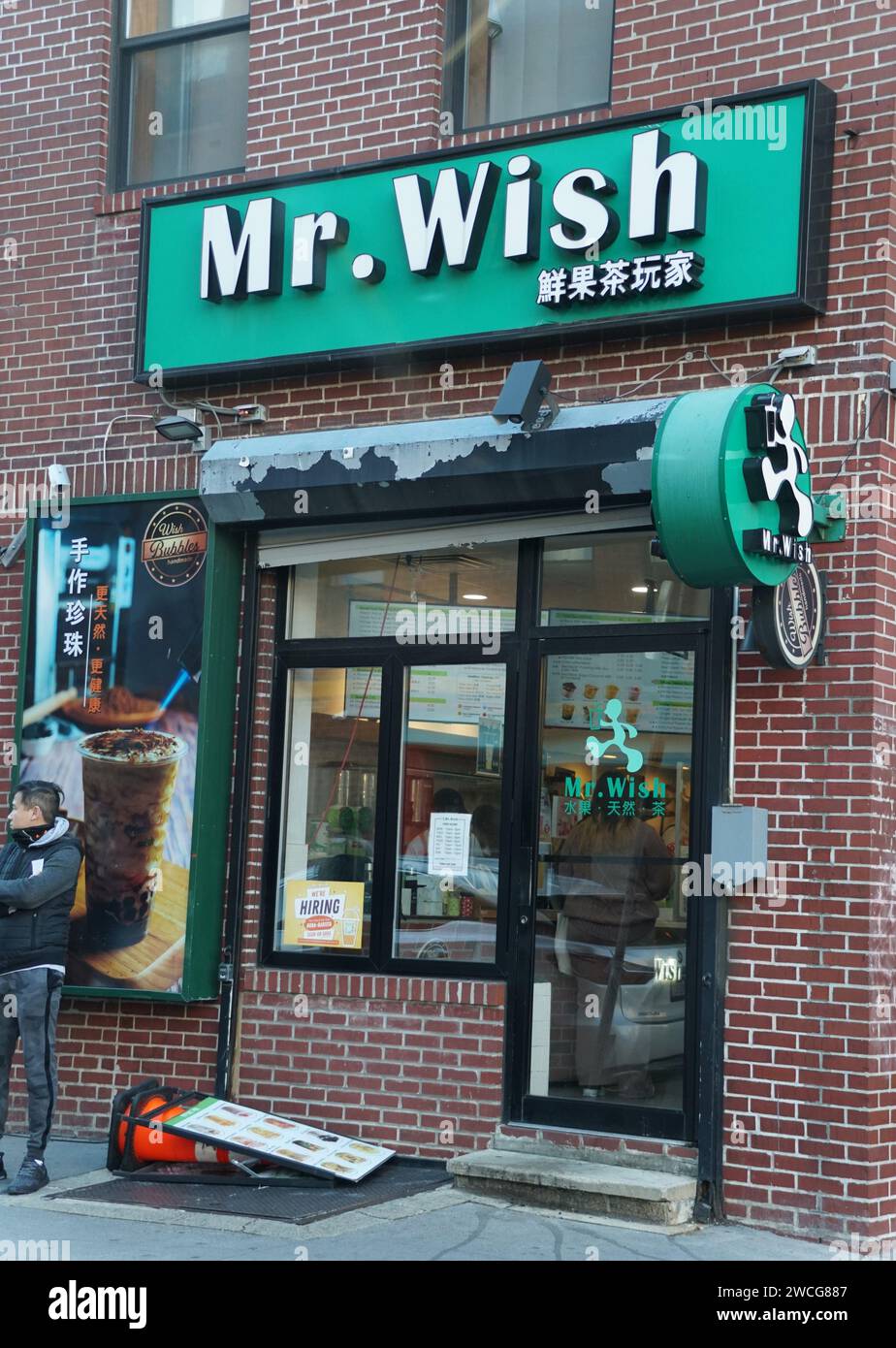 Philadelphia, Pennsylvania, U.S - January 15, 2024 - The front view of the Mr Wish, the new ...