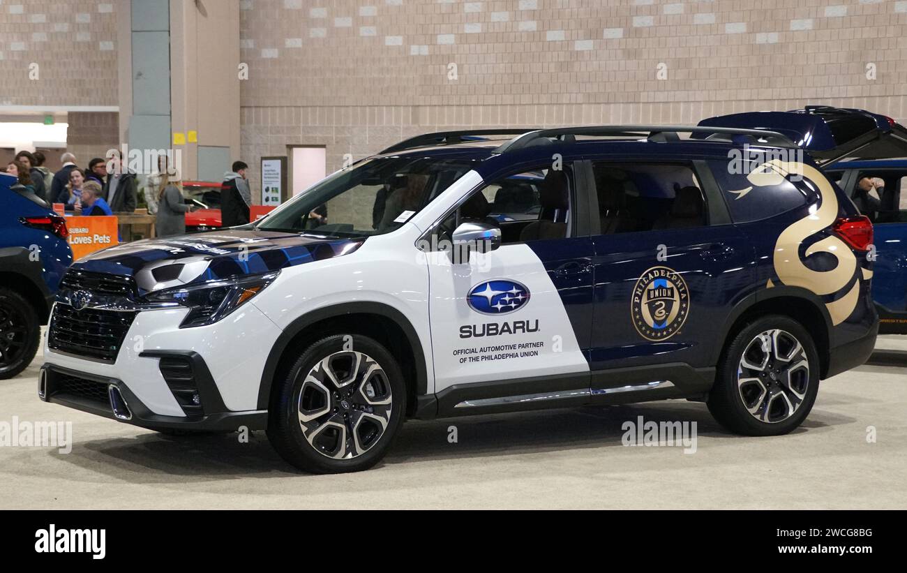 Philadelphia, Pennsylvania, U.S - January 14, 2024 - A 2023 Subaru ...