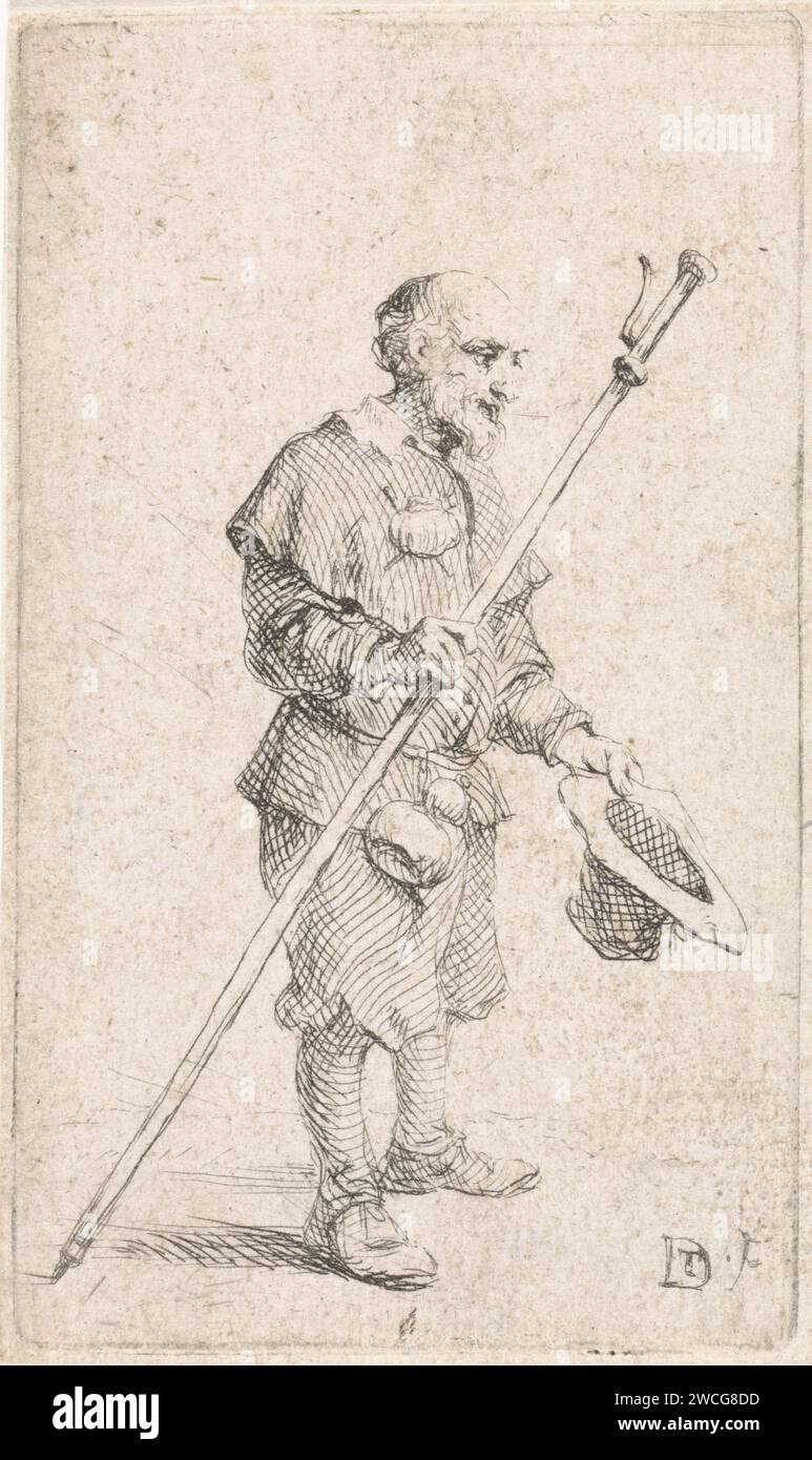 Pilgrim with staff hi-res stock photography and images - Alamy