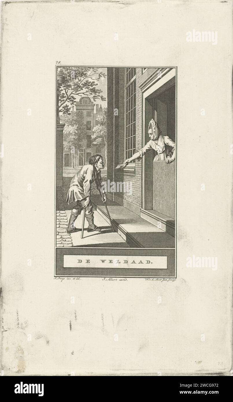 Bad rich woman, Noah van der Meer (II), After Jacobus Buys, 1778 - 1785 ...