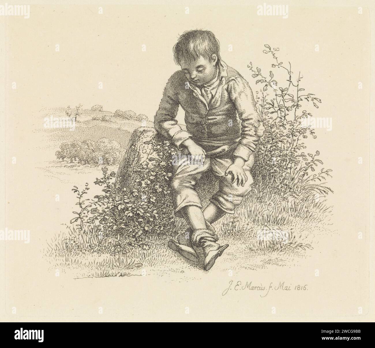 Boy in a landscape hi-res stock photography and images - Alamy