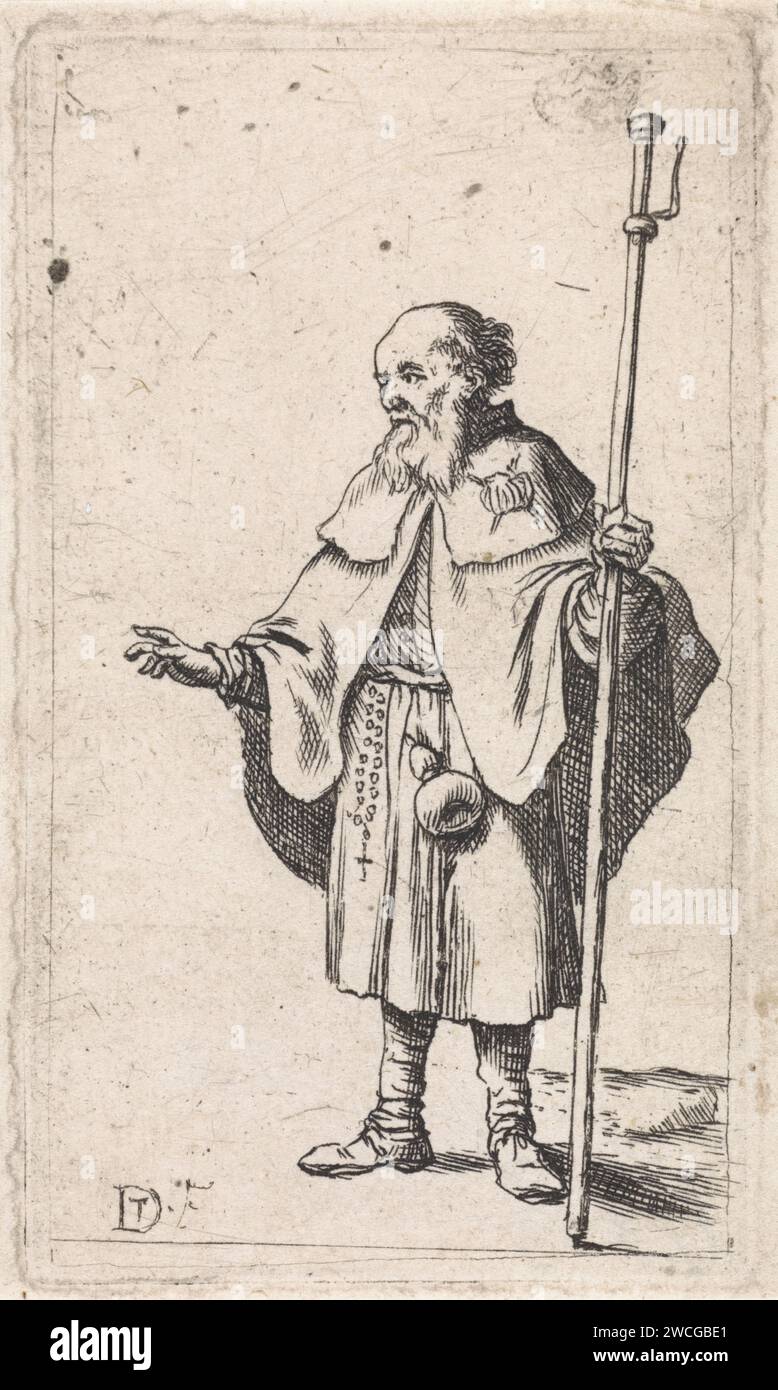 Pilgrim with staff hi-res stock photography and images - Alamy