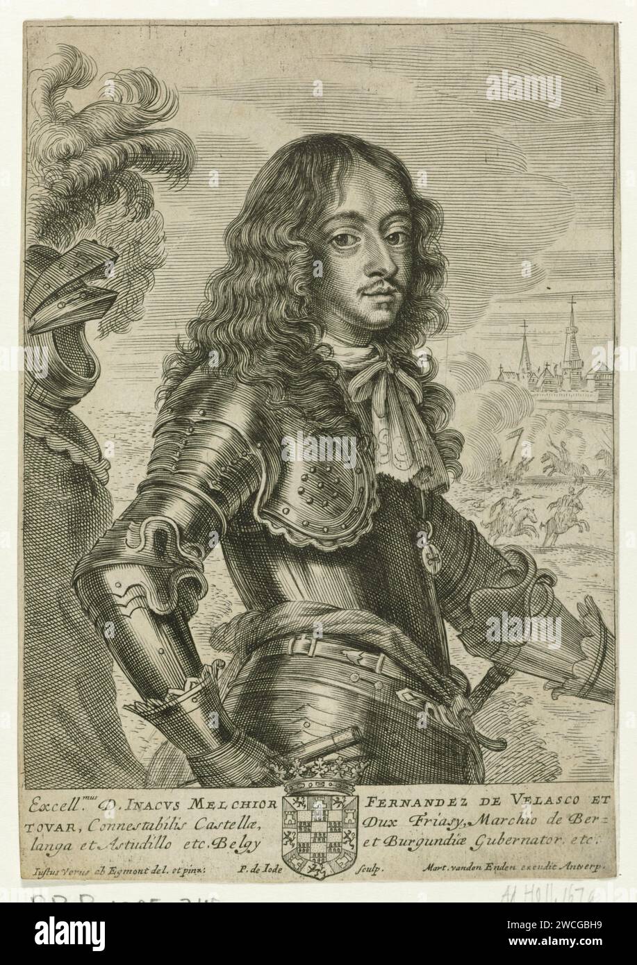 Portret Van Incho Melchior Ferdinand de Velasco, Konstabel van Velasco ...