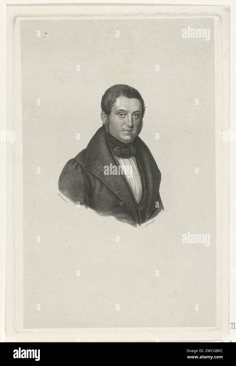 Portrait of Johannes Petrus Hasebroek, Johannes Philippus Lange, After ...